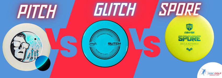 Axiom Pitch vs. MVP Glitch Vs. Discmania Spore - Flight Comparison ...