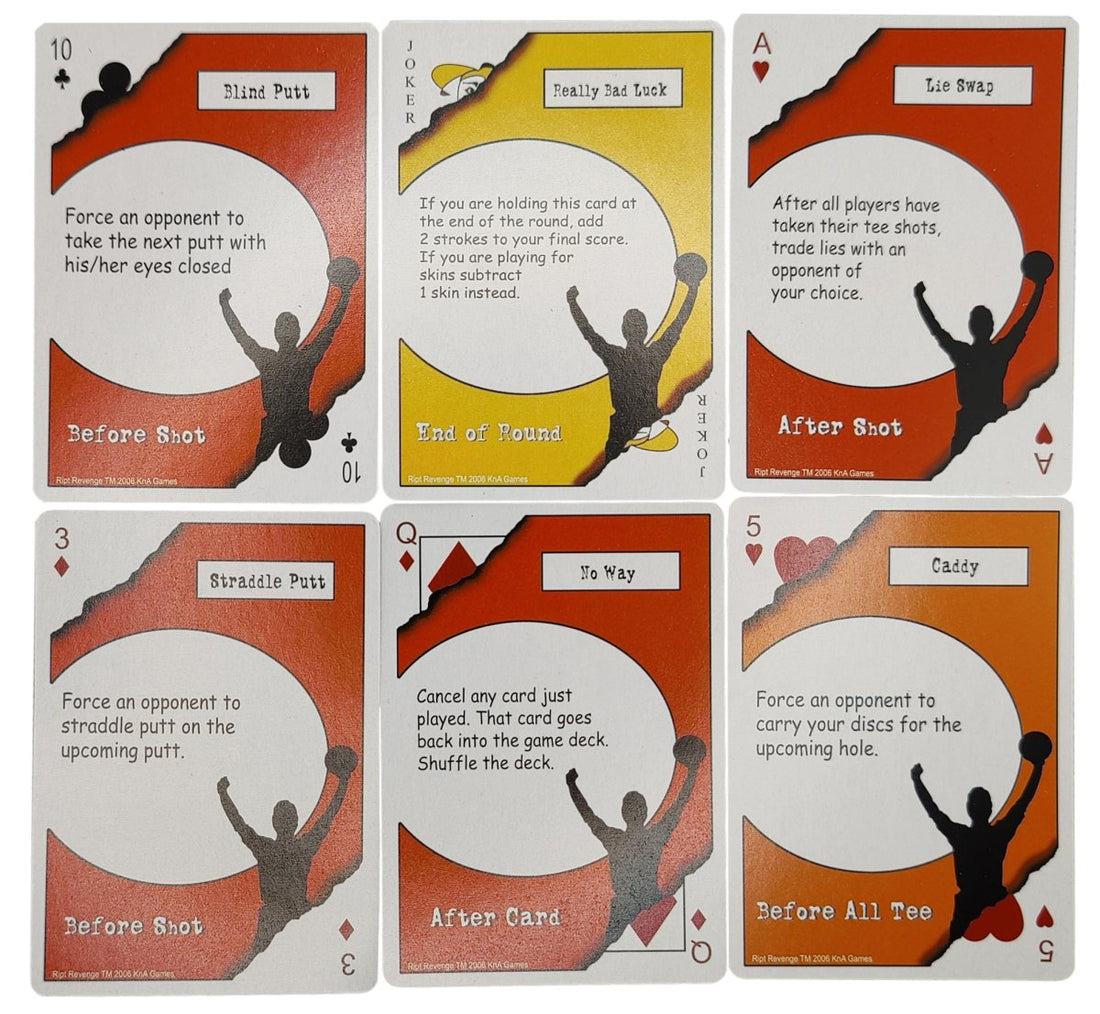 Disc Golf Ript Revenge Disc Golf Card Game – Disc Golf Deals USA