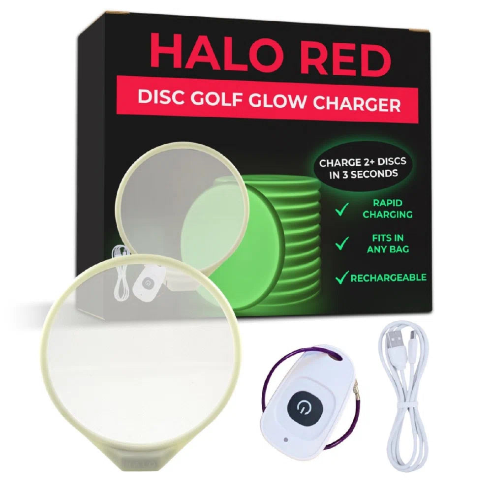 Disc Golf Deals USA HALO Red - Disc Golf Glow Charger (v2 Coming Soon)